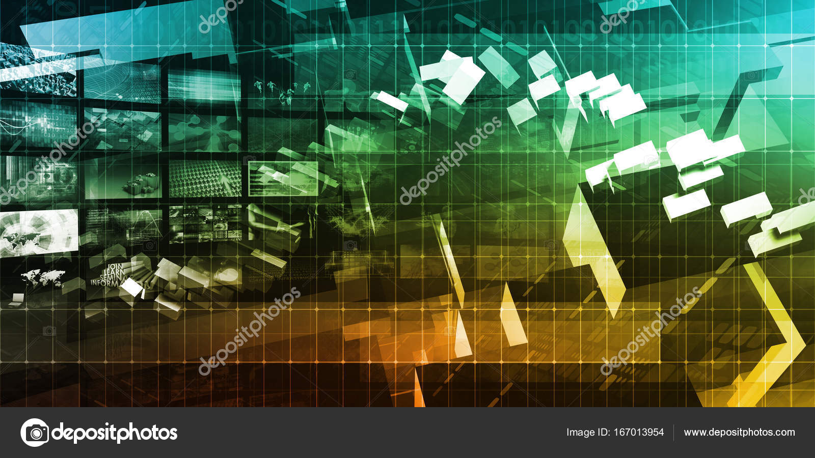 Technology Science Concept Art — Stock Photo © kentoh #167013954