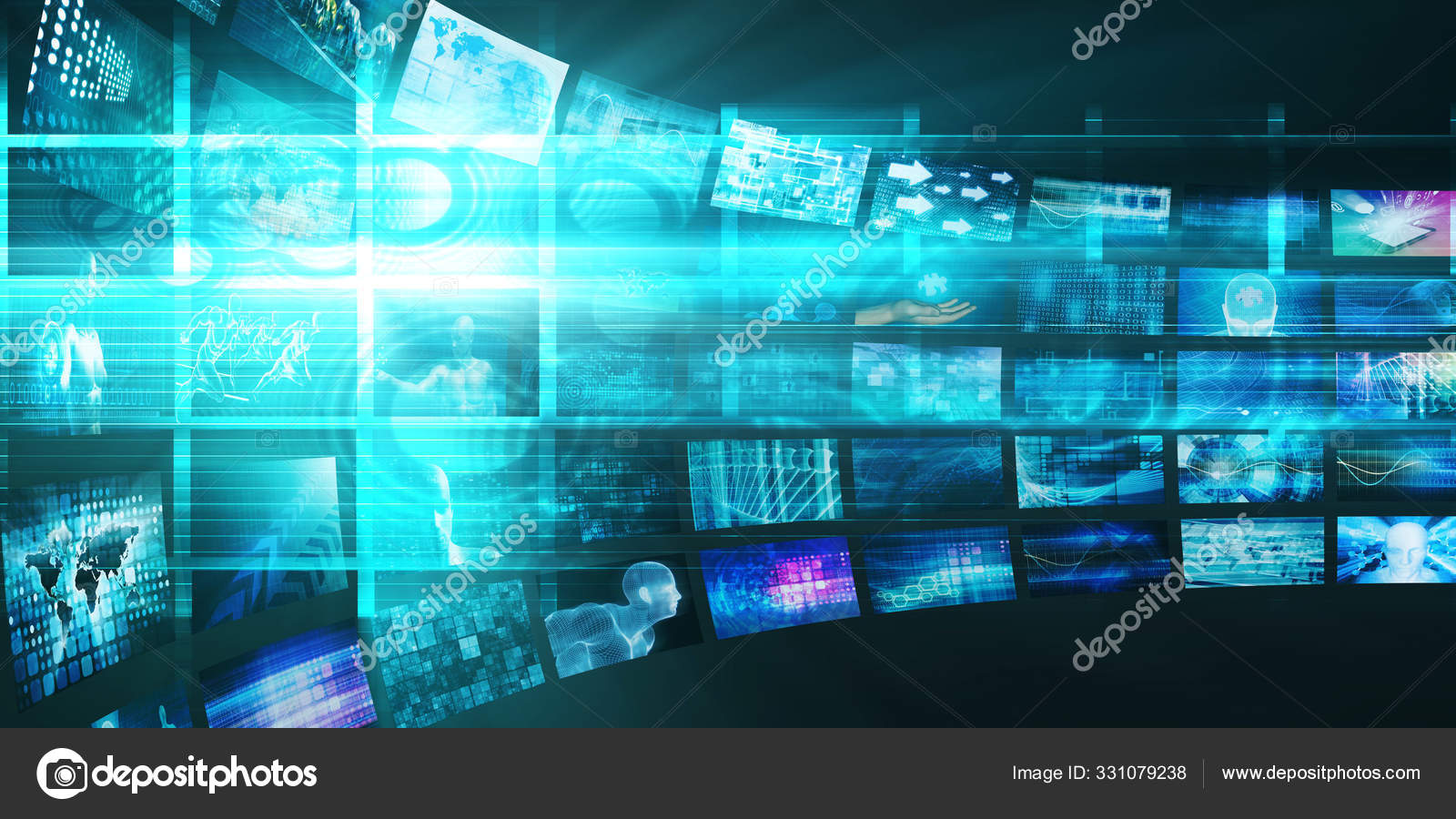 Multimedia digital — Foto de stock #331079238 © kentoh