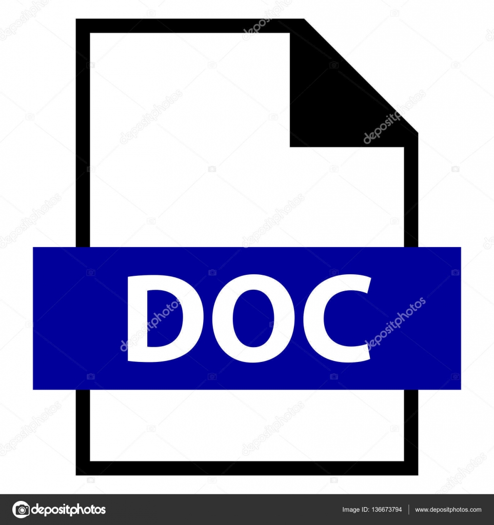 File Name Extension DOC Type Stock Vector Image by ©ifeelgood #136673794