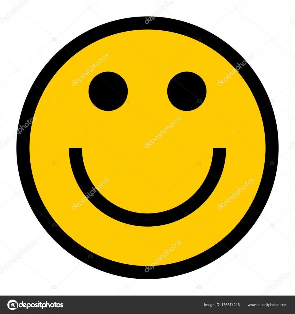 Happy Smiley sourire style plat image vectorielle par ifeelgood ...