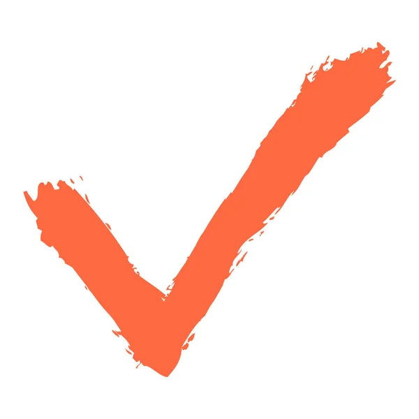 Check Mark Symbol Brushstroke Ink — Stock Vector © ifeelgood #136674934