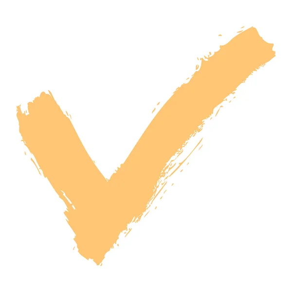 Check Mark Symbol Brushstroke Ink — Stock Vector © ifeelgood #136674934