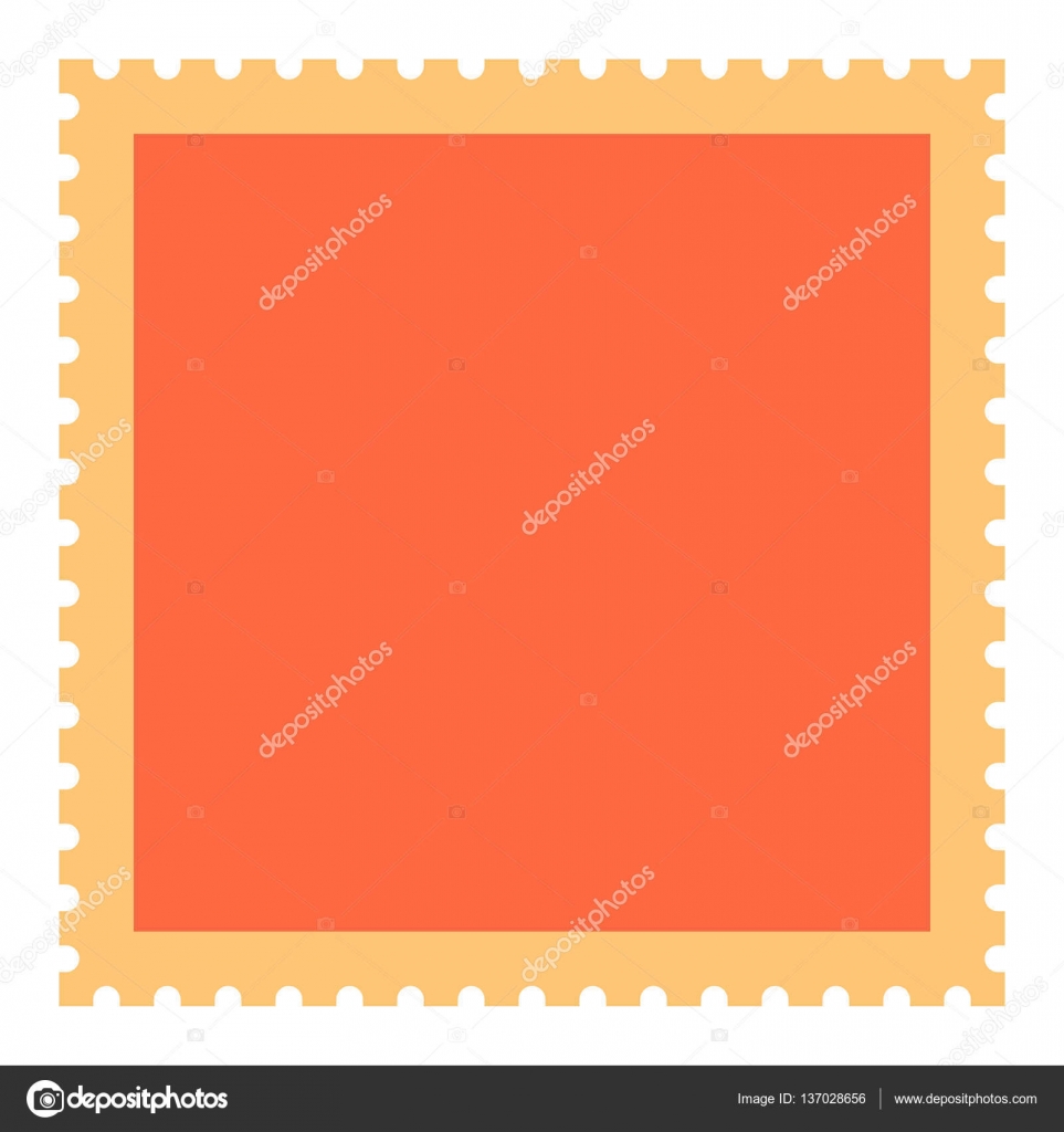 Blank square postage stamp Stock Vector by ©ifeelgood 137028656