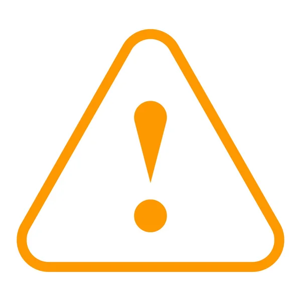 Orange triangle exclamation mark icon warning sign attention but ... Orange triangle exclamation mark icon warning sign attention but ...