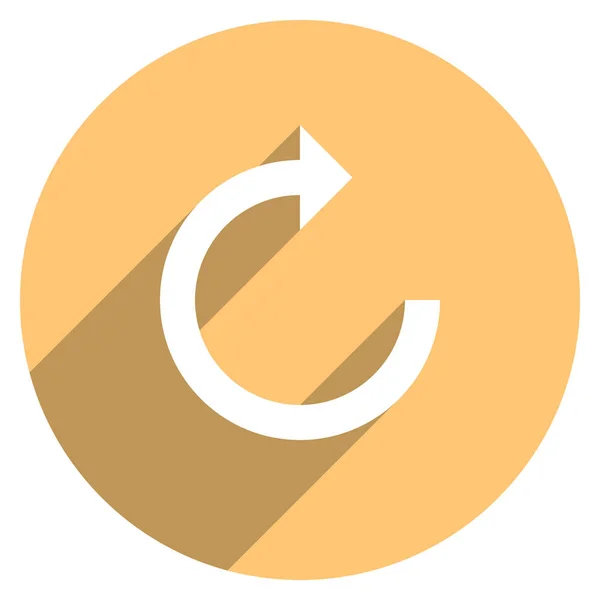 Arrow sign rotation icon reload button refresh symbol flat style Stock ...