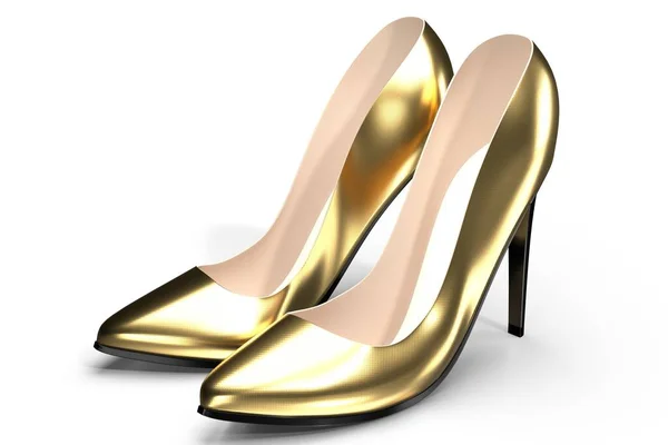Gold high heel shoe images libres de droit, photos de Gold high heel ...