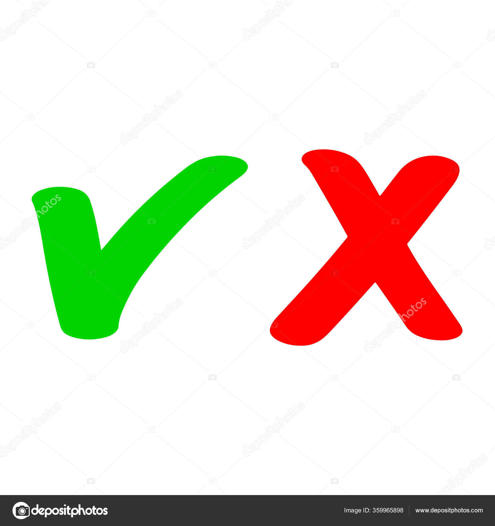 Red X Icon Vector