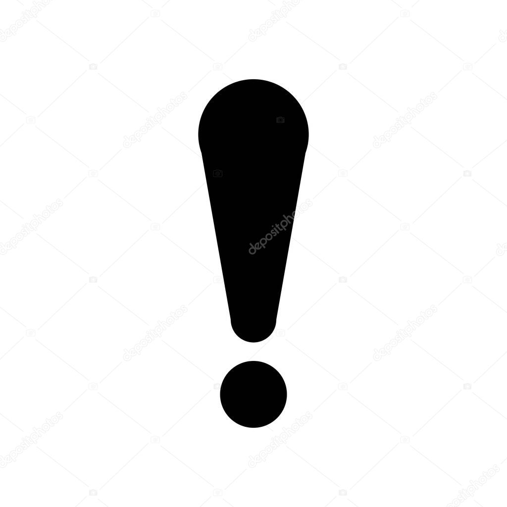 signo de exclamaci n icono elemento de dise o. Ilustraci n del elemento logo. icono de s mbolo ...