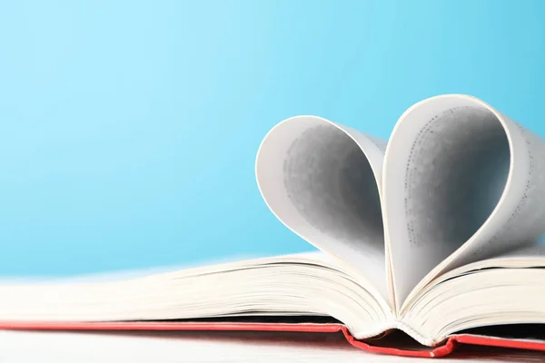 Heart Book Pages Light Background Close — Stock Photo © AtlasStudio ...