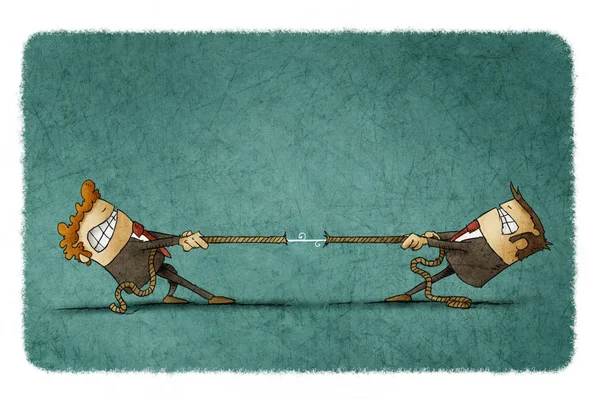 Clipart Two People Pulling A Book