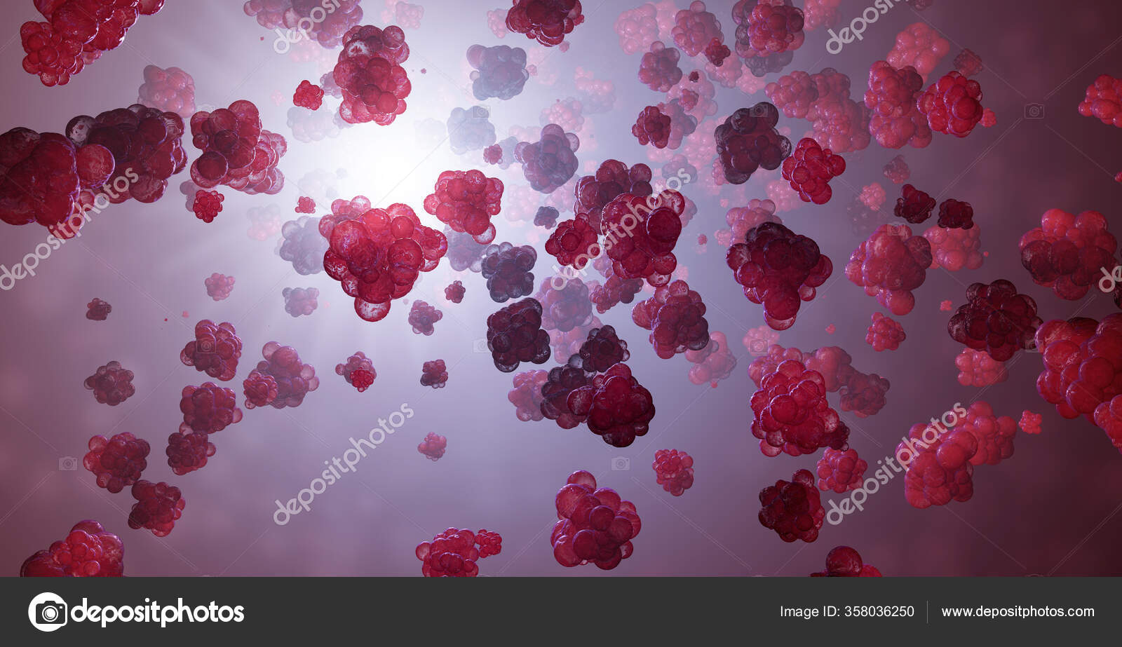 Red Cells Medical Background Illustration Stock Photo by ©paulistano ...