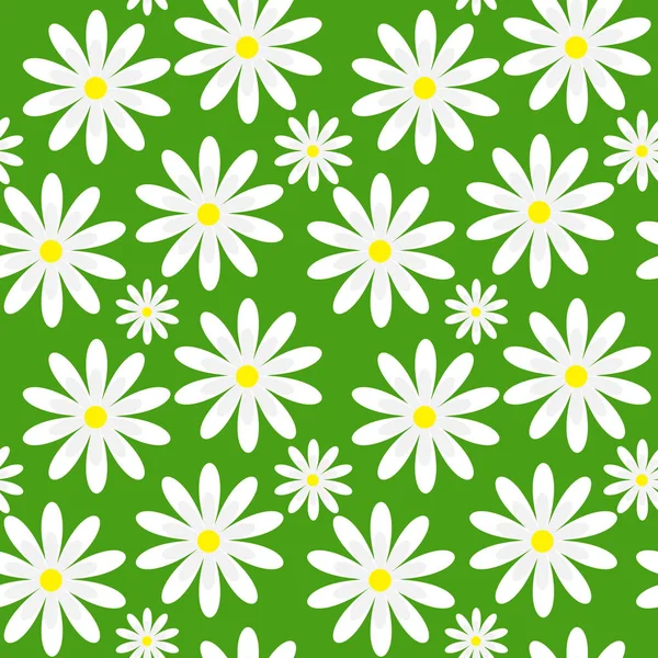 Seamless daisy pattern background texture Stock Vector Image by ©mdegt ...