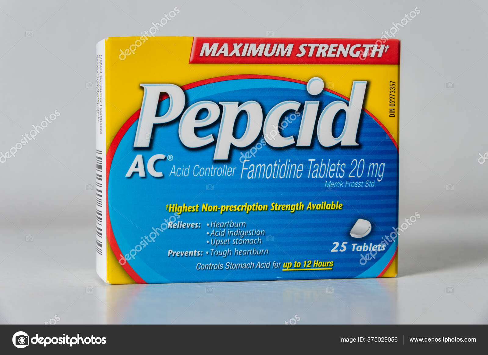 Montreal April 2020 Box Pepcid Antacid Counter Medicine — Stock ...