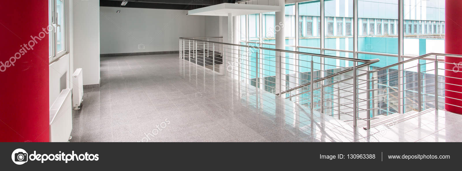 Modern minimalist interior at university — Stock Photo © photographee ...