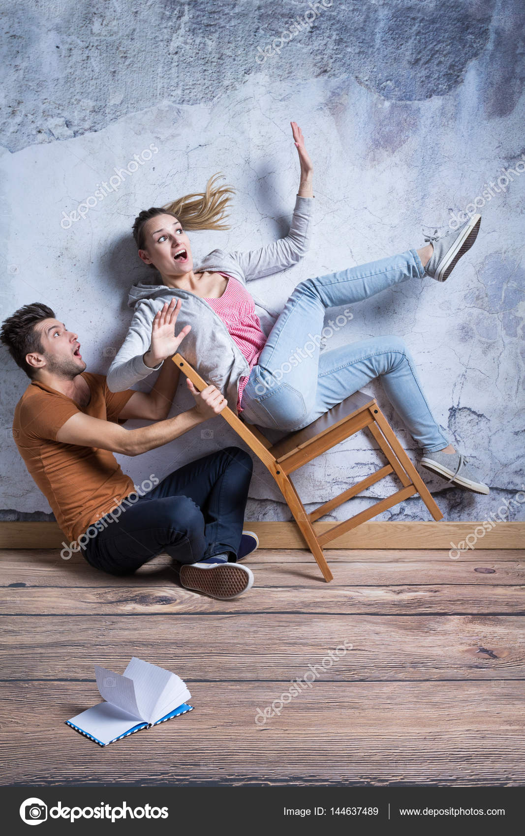 Chairs On Falls Wallpaper