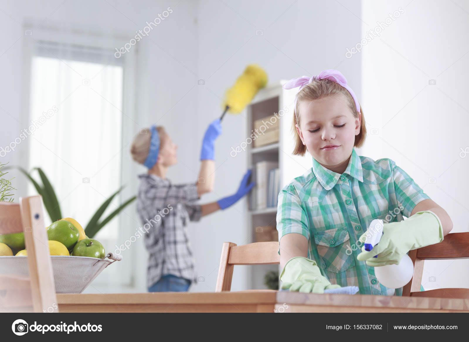 Well educated, helpful daughter — Stock Photo © photographee.eu #156337082