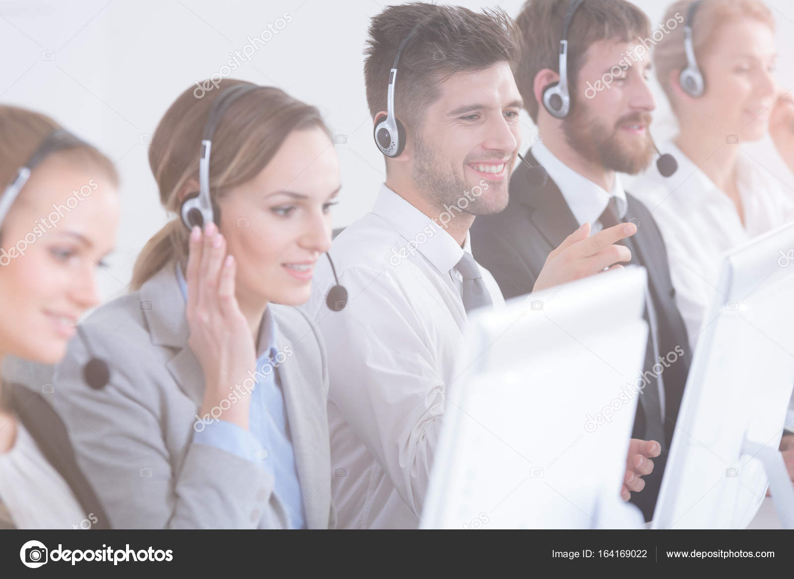 Call center agents — Stock Photo © photographee.eu #164169022