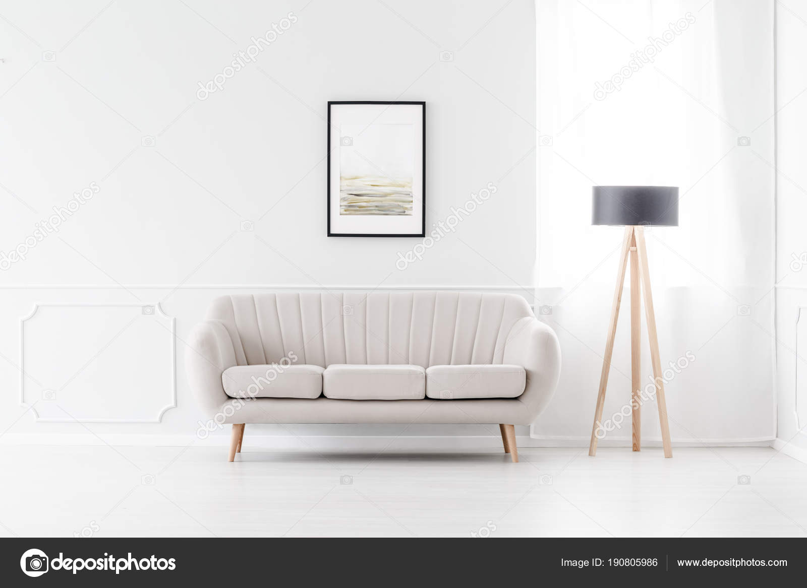 Sofa in empty white interior — Stock Photo © photographee.eu #190805986