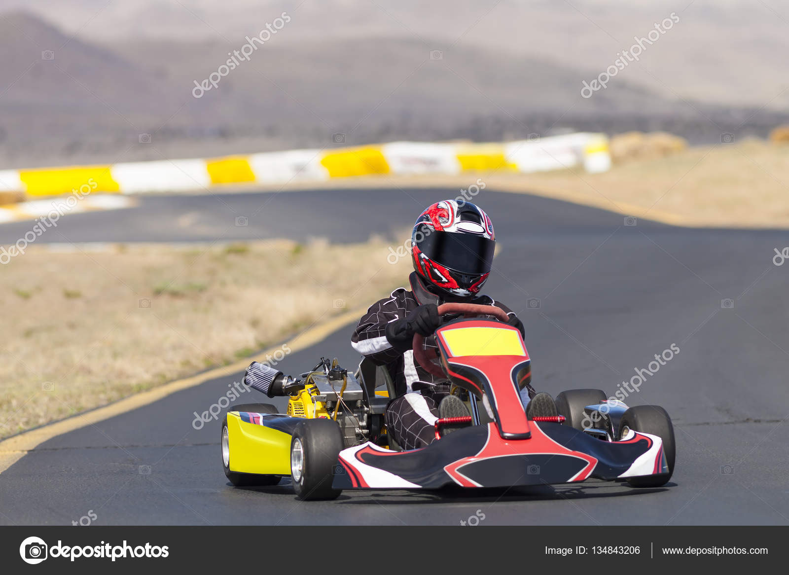 Go Kart Racer — Stock Photo © neillockhart #134843206