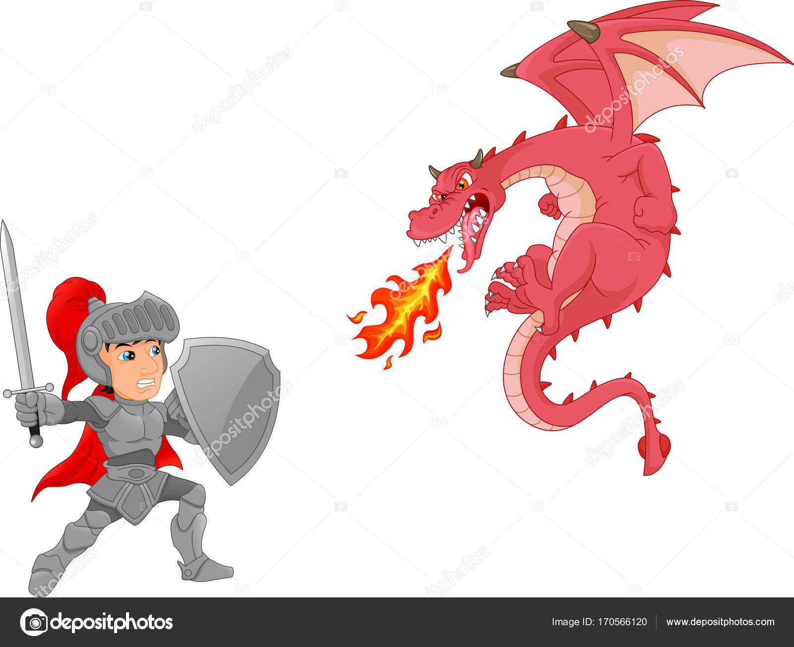 Tekening Van Een Boze Ridder