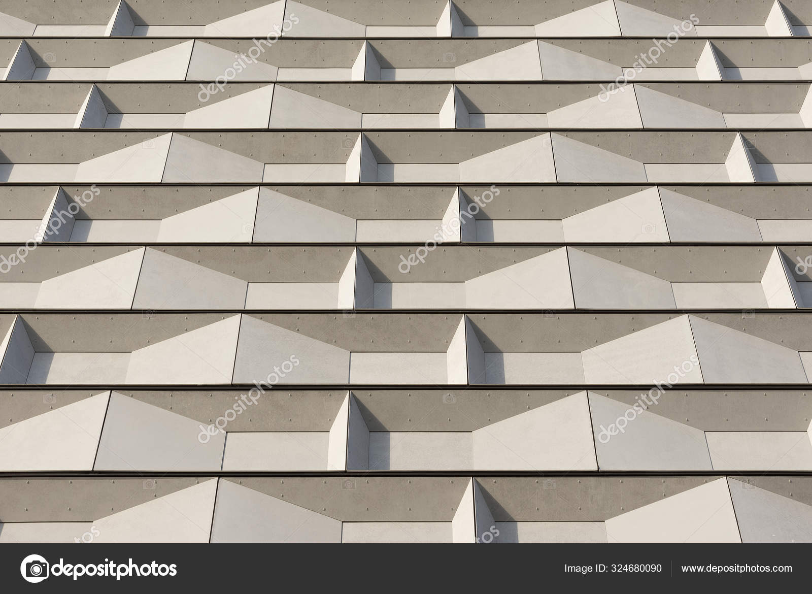 Exterior of modern architecture. Building abstract background Stock ...