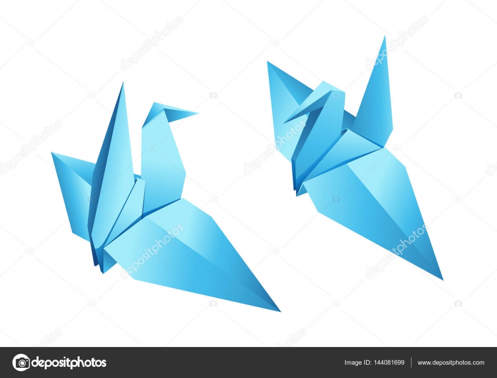 Origami bird vector. Stock Vector by ©Smartape 144081699