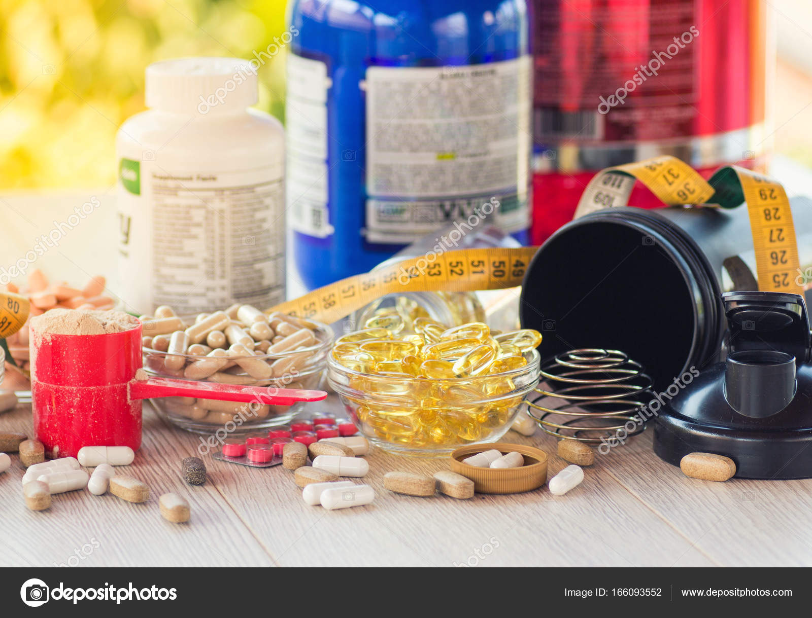 Nutritional supplements in capsules and tablets. — Stock Photo © lecic ...