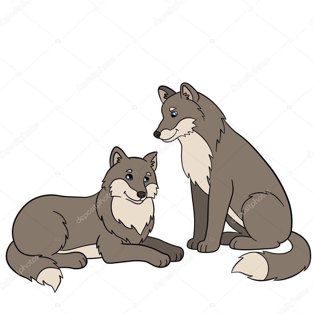 Disegni Di Lupi Colorati Dei Cartoni Animati