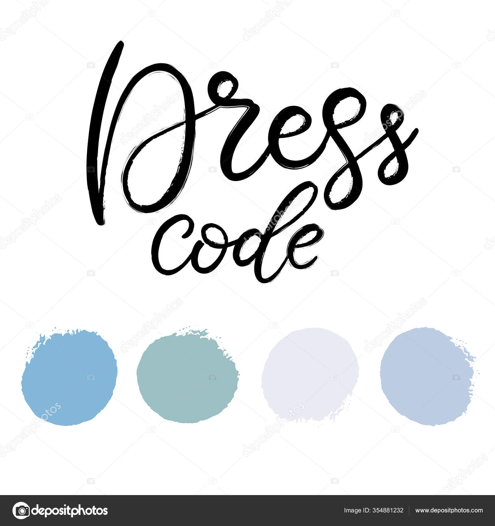 Wedding dress code color palette — Stock Vector © AlmazovaDolzhenko ...