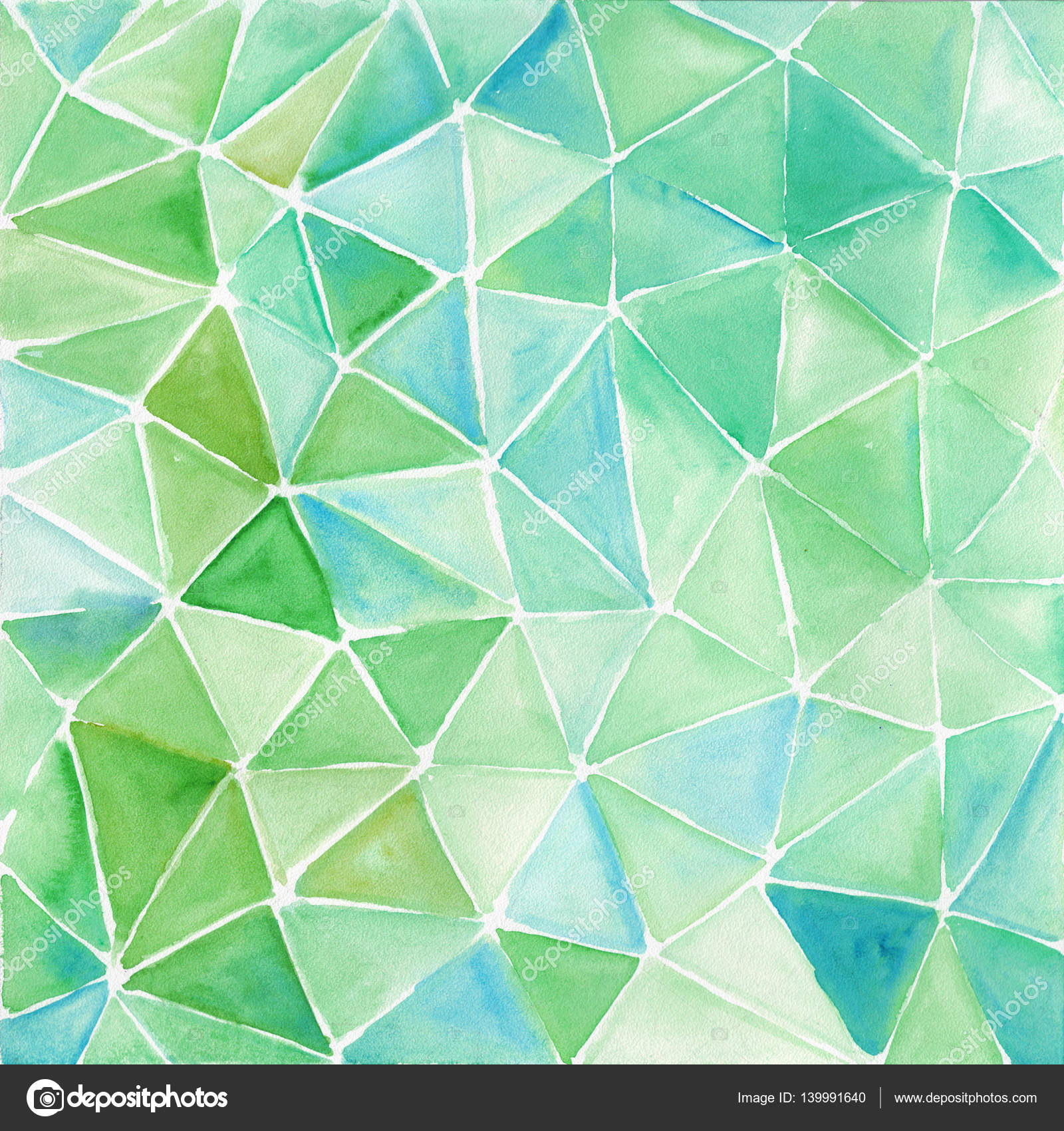 Green geometric background Stock Photo by ©Marfusha 139991640