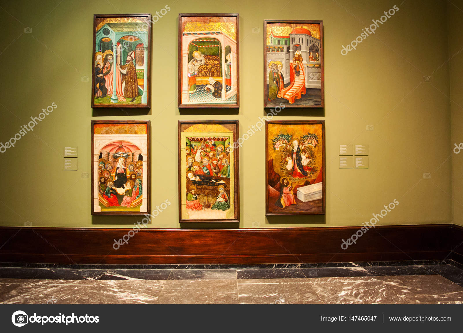 Spain: Studio, six paintings by Blasco de Granen at Bilbao Fine Arts ...