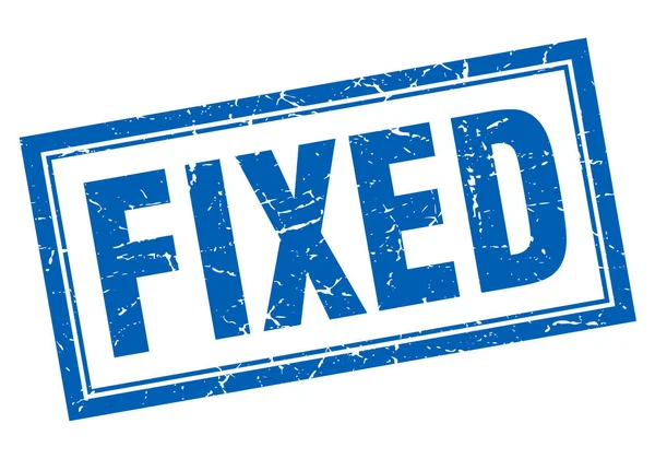 Fixed Sticker Fixed Rectangular Label Isolated White Background Stock ...