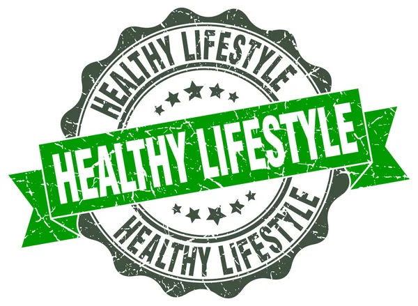 Healthy Lifestyle Stamp Healthy Lifestyle Sign Label Transparent ...
