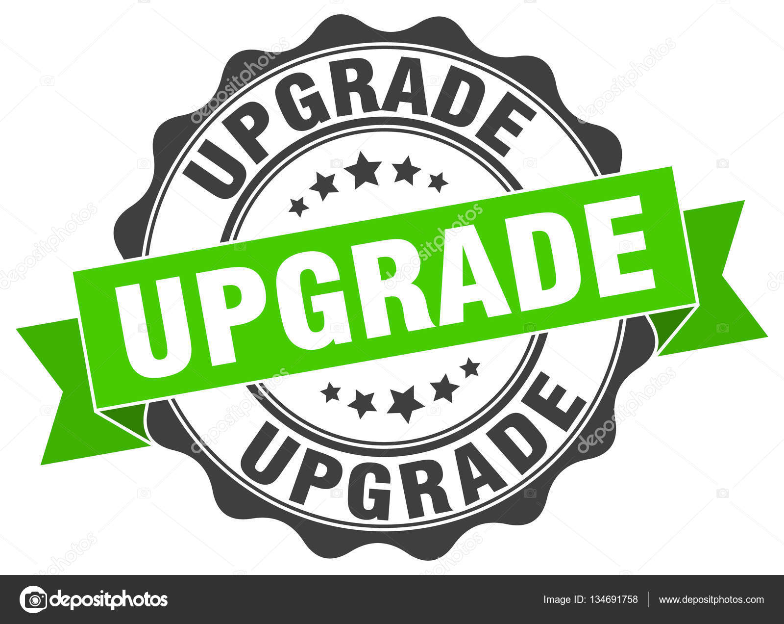 Upgrade stamp. sign. seal Stock Vector Image by ©Aquir014b #134691758
