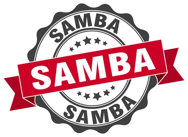 Samba Stamp Samba Sign Label Transparent Background Stock Vector by ...