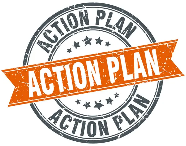 Action Plan Stamp Action Plan Sign Label Transparent Background Stock ...