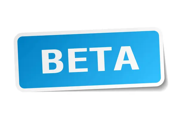 Sticker Rectangular Label Isolated White Background Stock Vector by ...