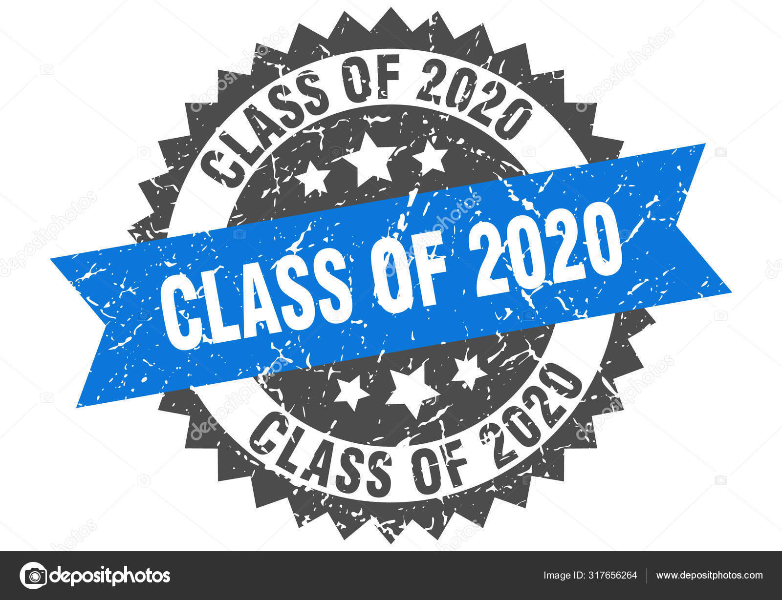 Class of 2020 grunge stamp with blue band. class of 2020 Stock Vector ...