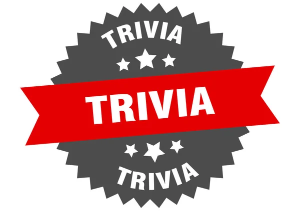 Trivia Stamp Trivia Sign Label Transparent Background Stock Vector by ...