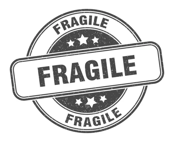 Fragile Stamp Fragile Sign Label Transparent Background Stock Vector by ...