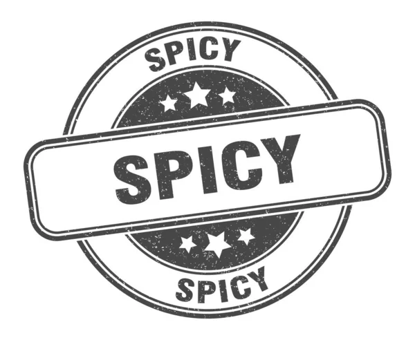 Spicy Stamp Spicy Sign Label Transparent Background Stock Vector by ...