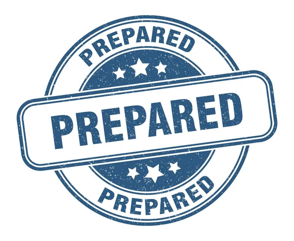 Prepared Stamp Prepared Sign Label Transparent Background Stock Vector ...