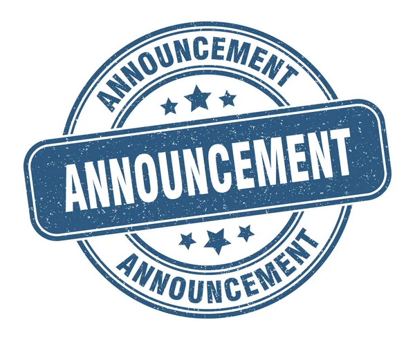 Announcement Stamp Announcement Sign Label Transparent Background Stock ...