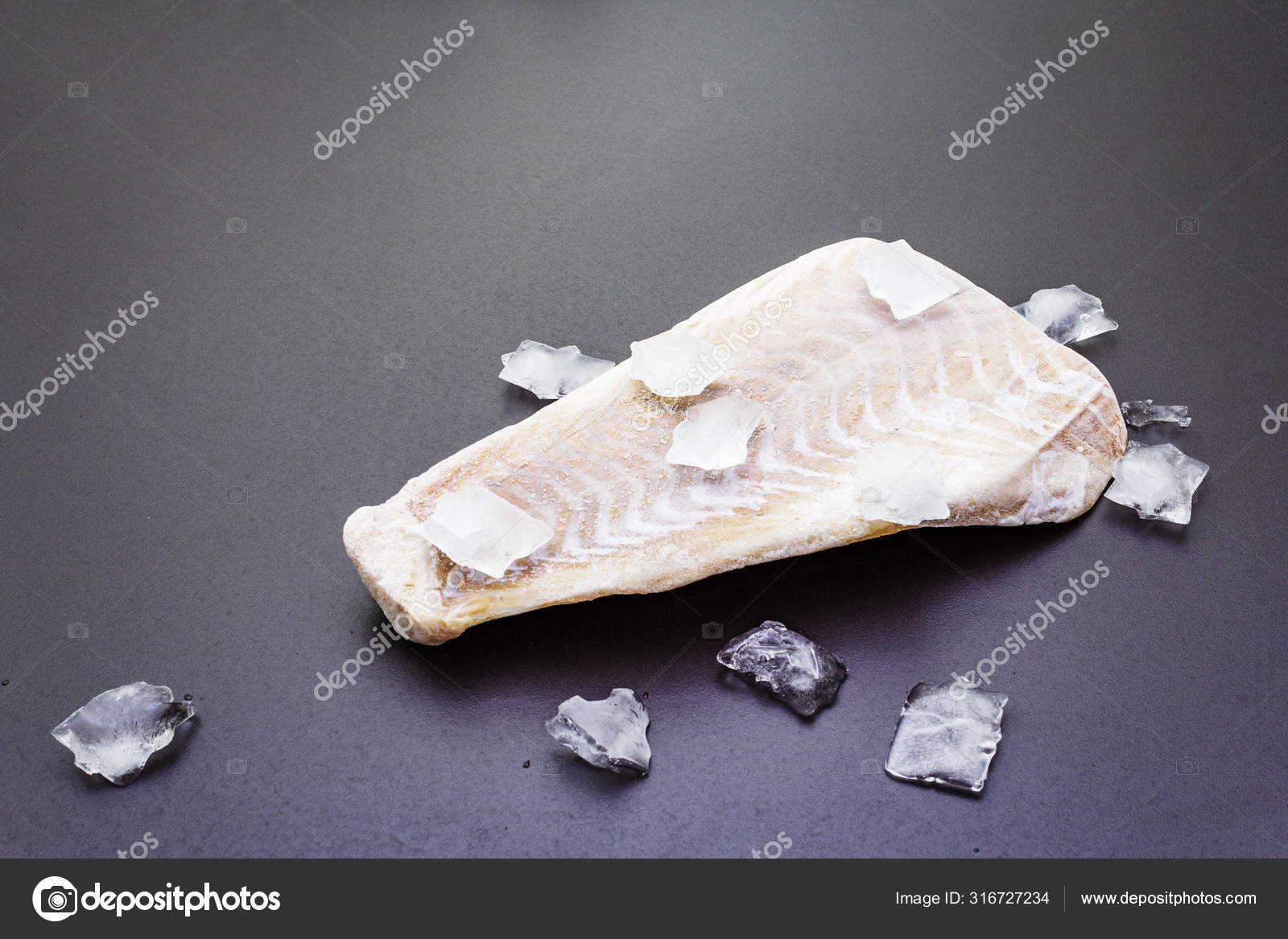 Frozen pollock fillet Stock Photo by ©fuzullhanum 316727234