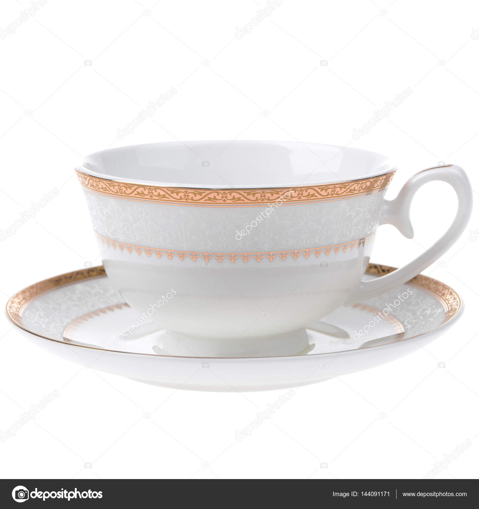 Tea cup empty isolated on white background Stock Photo by ©Yastrebinsky ...