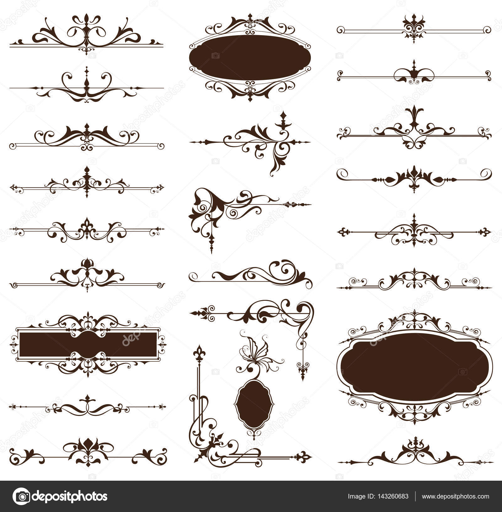 Calligraphy Corner Border Designs