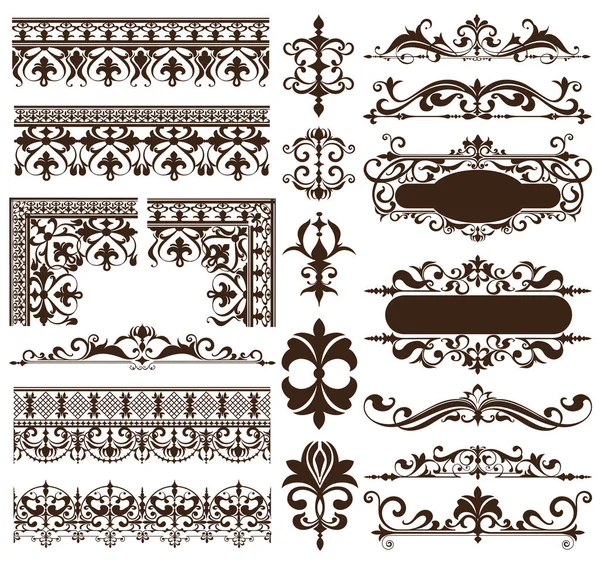 Art deco flourishes Vector Art Stock Images | Depositphotos