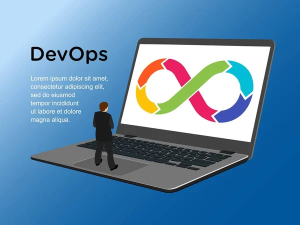 DevOps vector illustration - Stock Image - Everypixel