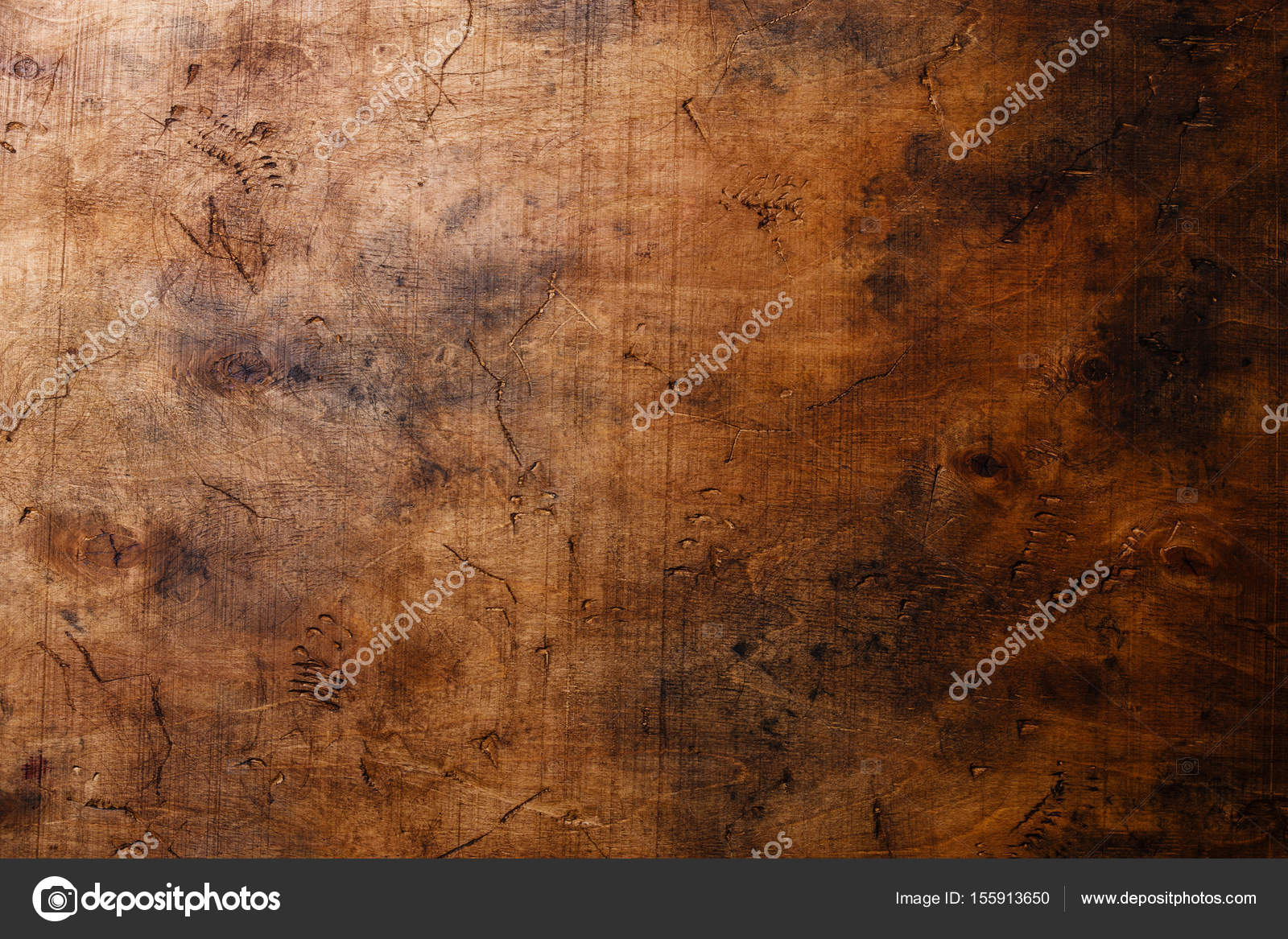 Scratched wooden texture Stock Photo by ©lisovskaya 155913650