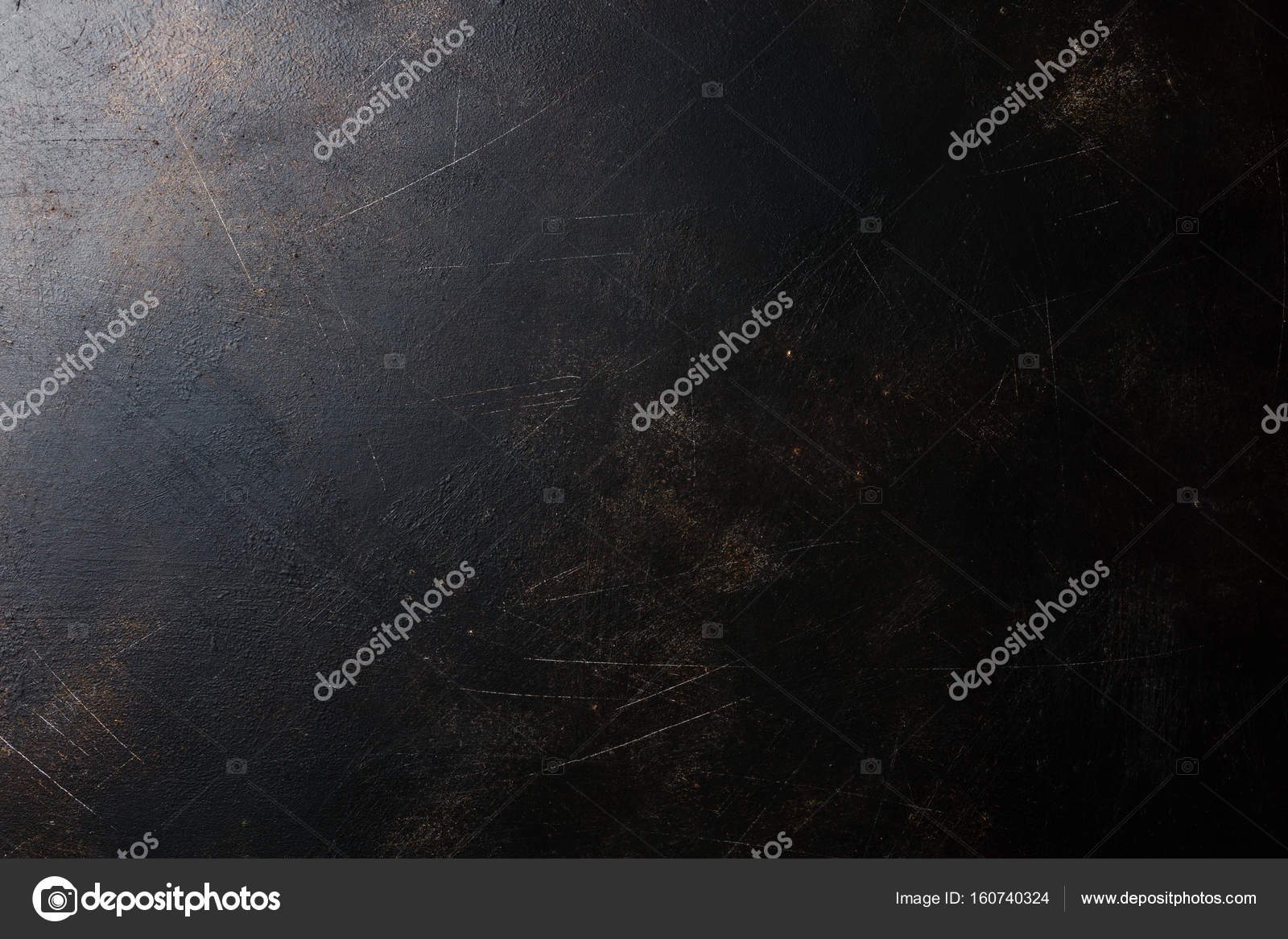 Dark scratched metal texture — Stock Photo © lisovskaya #160740324